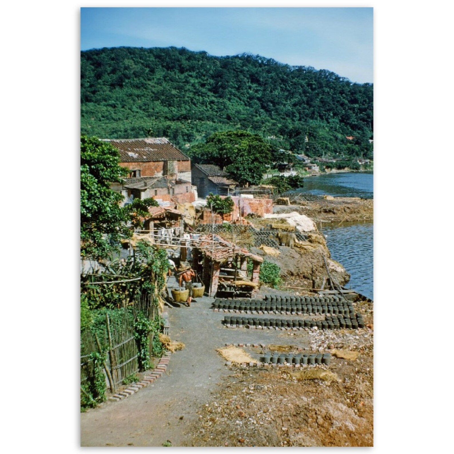 Photo Print 1950s Taiwan Rural Village, Vintage Wall Art Fifties Poster ...