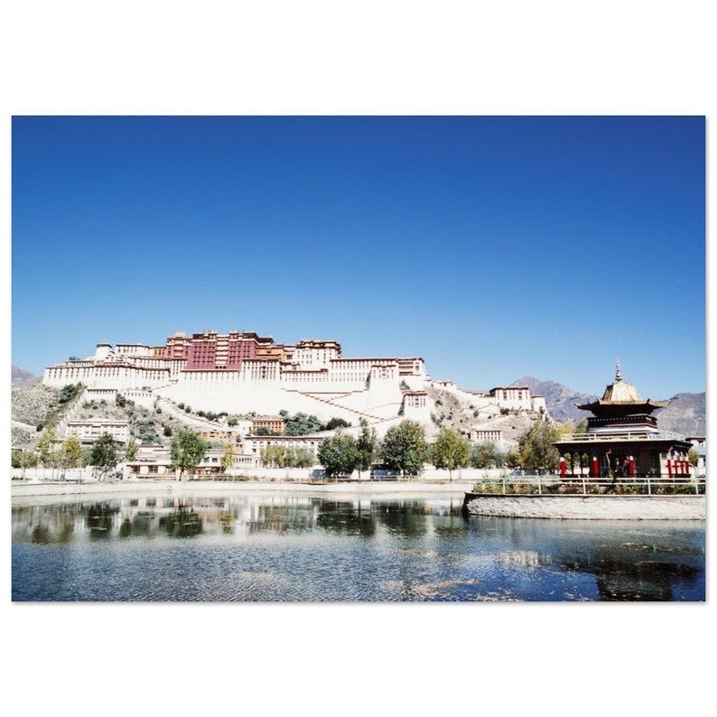 Photo Print 1980s Lhasa Tibet China, the Potala Palace, Wall Print ...