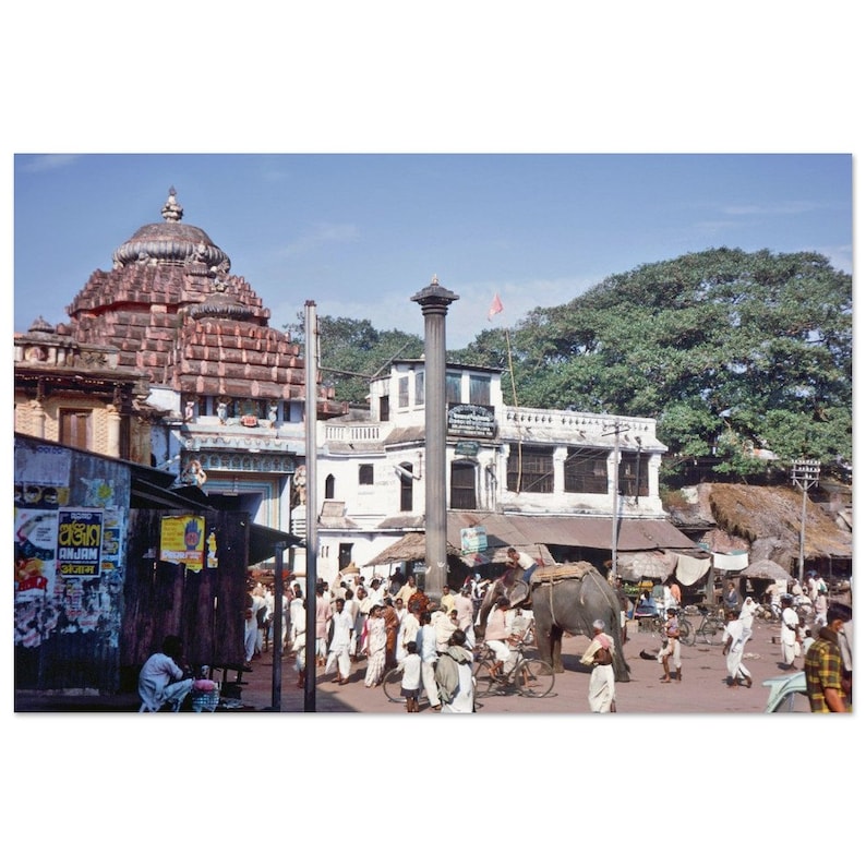 Photo Print 1960s Jagannath Temple Puri Orissa India Vintage Wall Art ...
