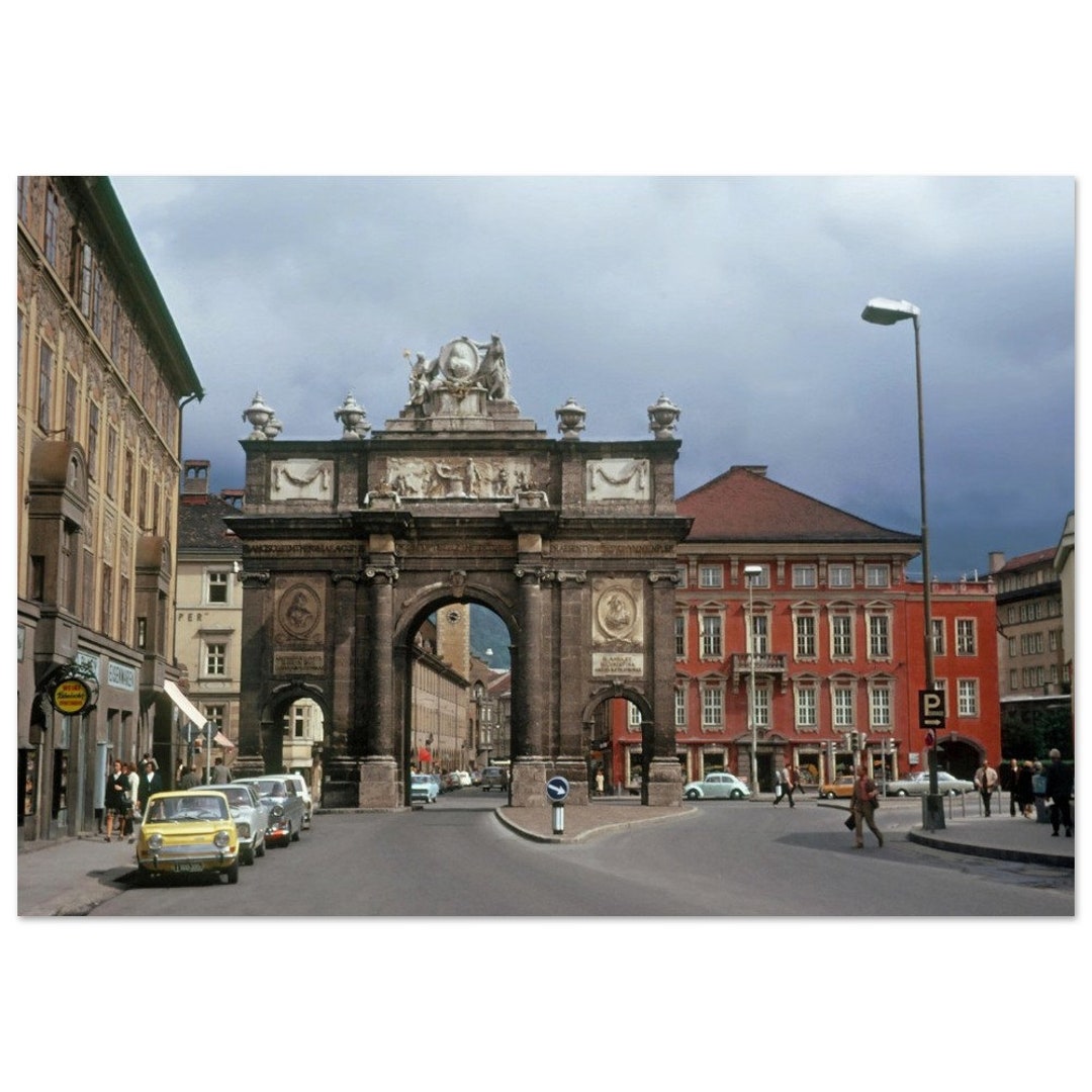Photo Print 1970s the Triumphal Arch (triumphpforte) Innsbruck, Austria ...