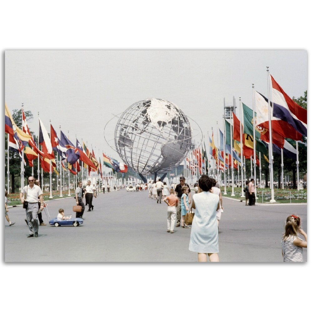 Photo Print 1964 New York World's Fair Unisphere Flushing Meadow Park ...