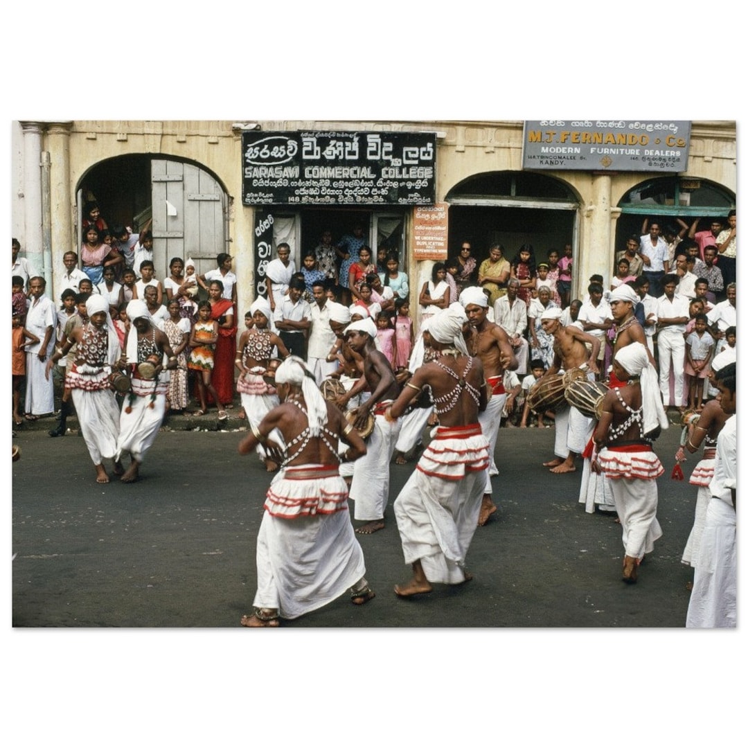 1970s Kandy Sri Lanka Festival of Tooth, Esala Perahera, Photo Print ...