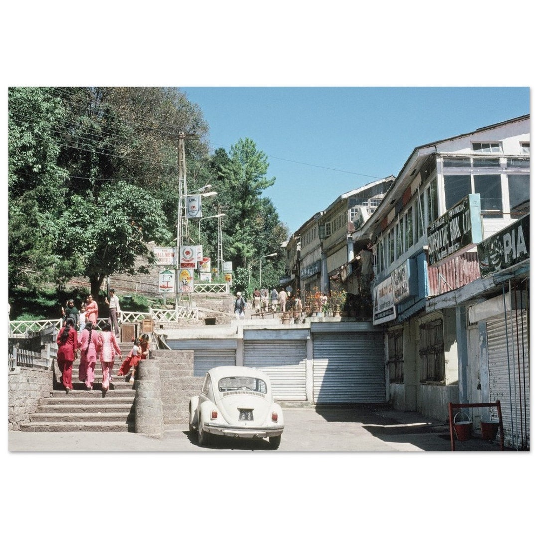 Photo Print Pakistan 1970s Murree Street Scene, Mountain Resort, Pir ...
