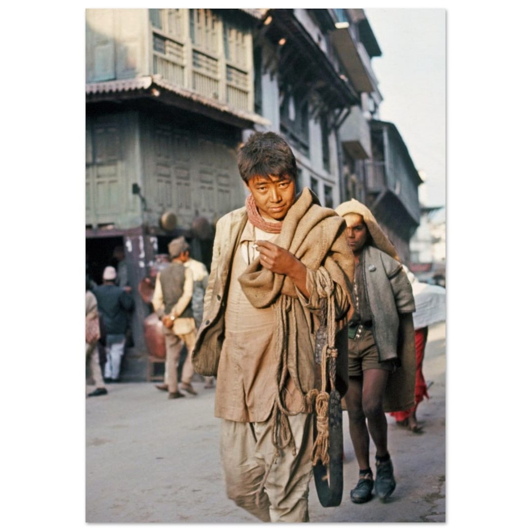 Photo Print 1970s Nepal Vintage Photo Print Street Scene From Kathmandu ...