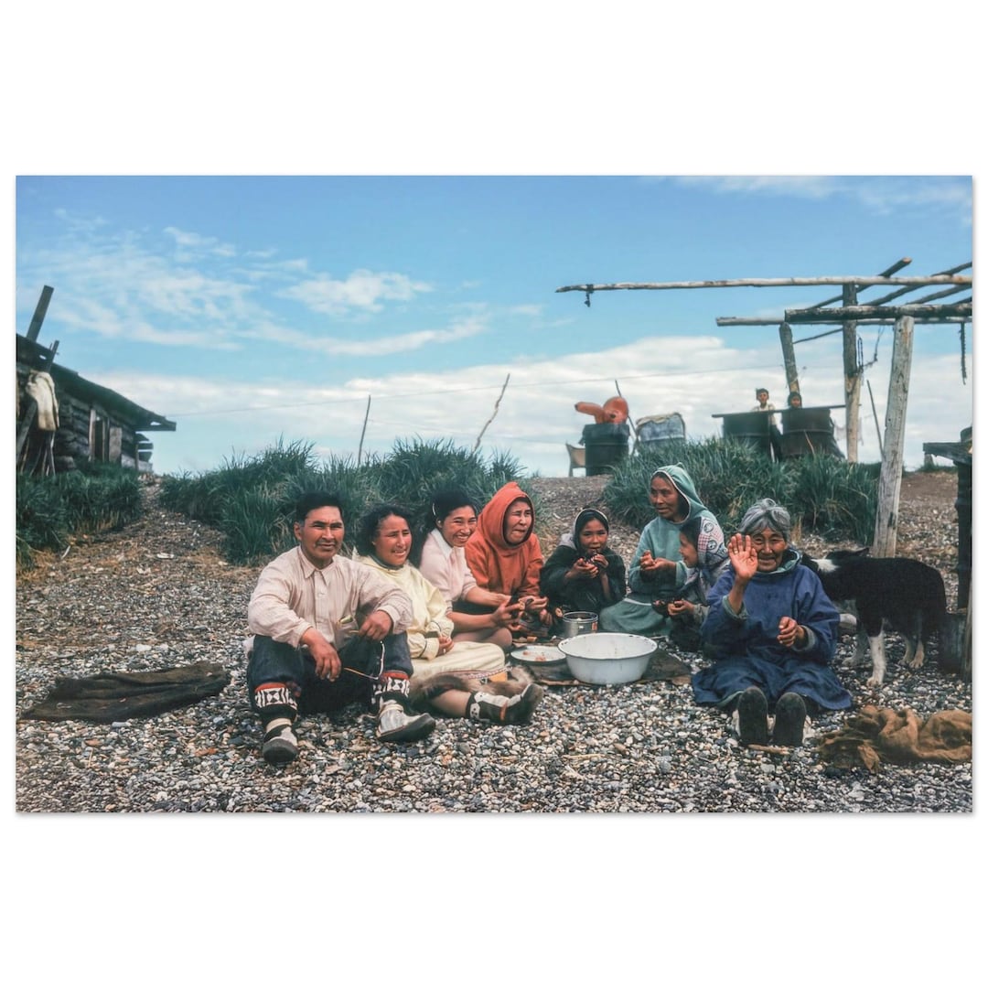 1940s Kotzebue Alaskan Natives Tribe, Qikiktagrukmiut, Northwest Alaska ...