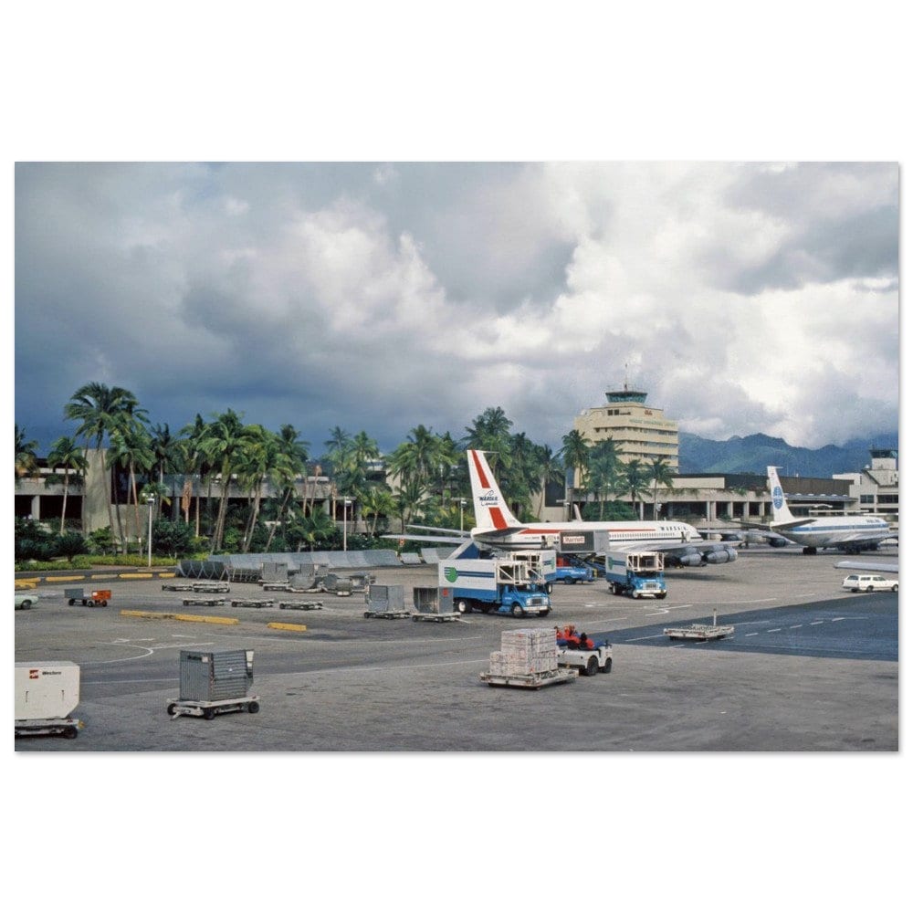 Photo Print 1970s Honolulu International Airport, John Rodgers Airport ...