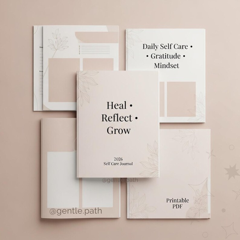 2026 Self Care Journal Printable | Daily Planner, Gratitude ...