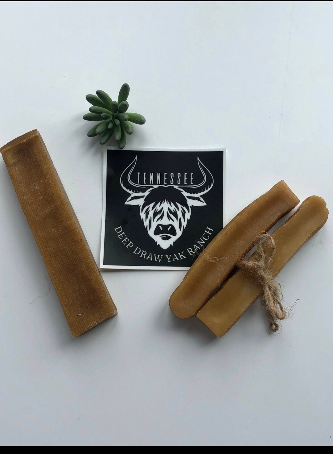 Organic Yak Milk Dog Chew, Medium Size, Made in the USA, 100% Yak Milk ...