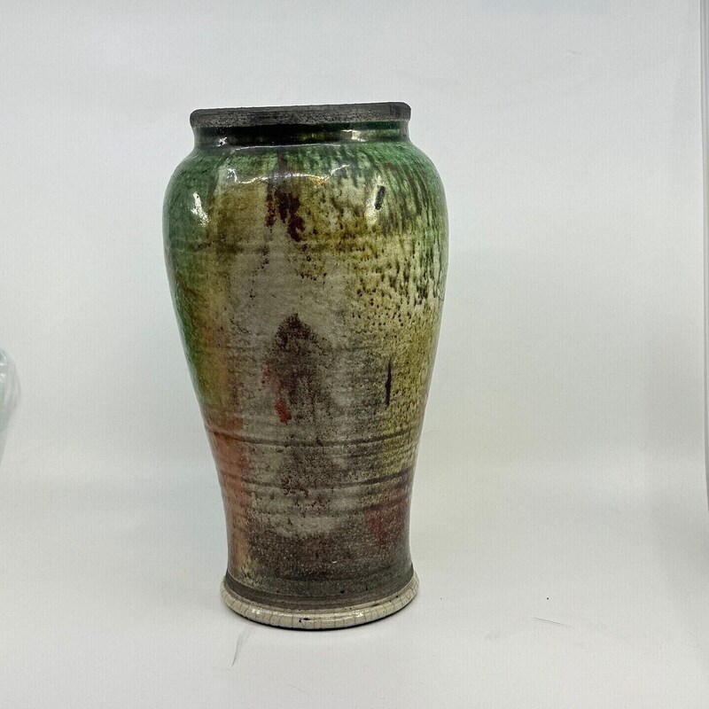 Raku Vase - Etsy