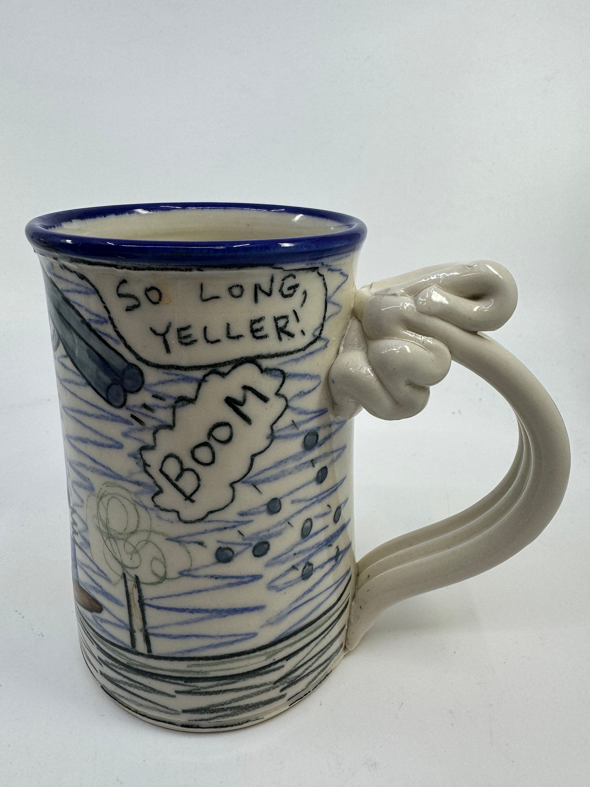 So Long Yeller & Bacon Wally Dog Tom Edwards Pottery Mug - Etsy