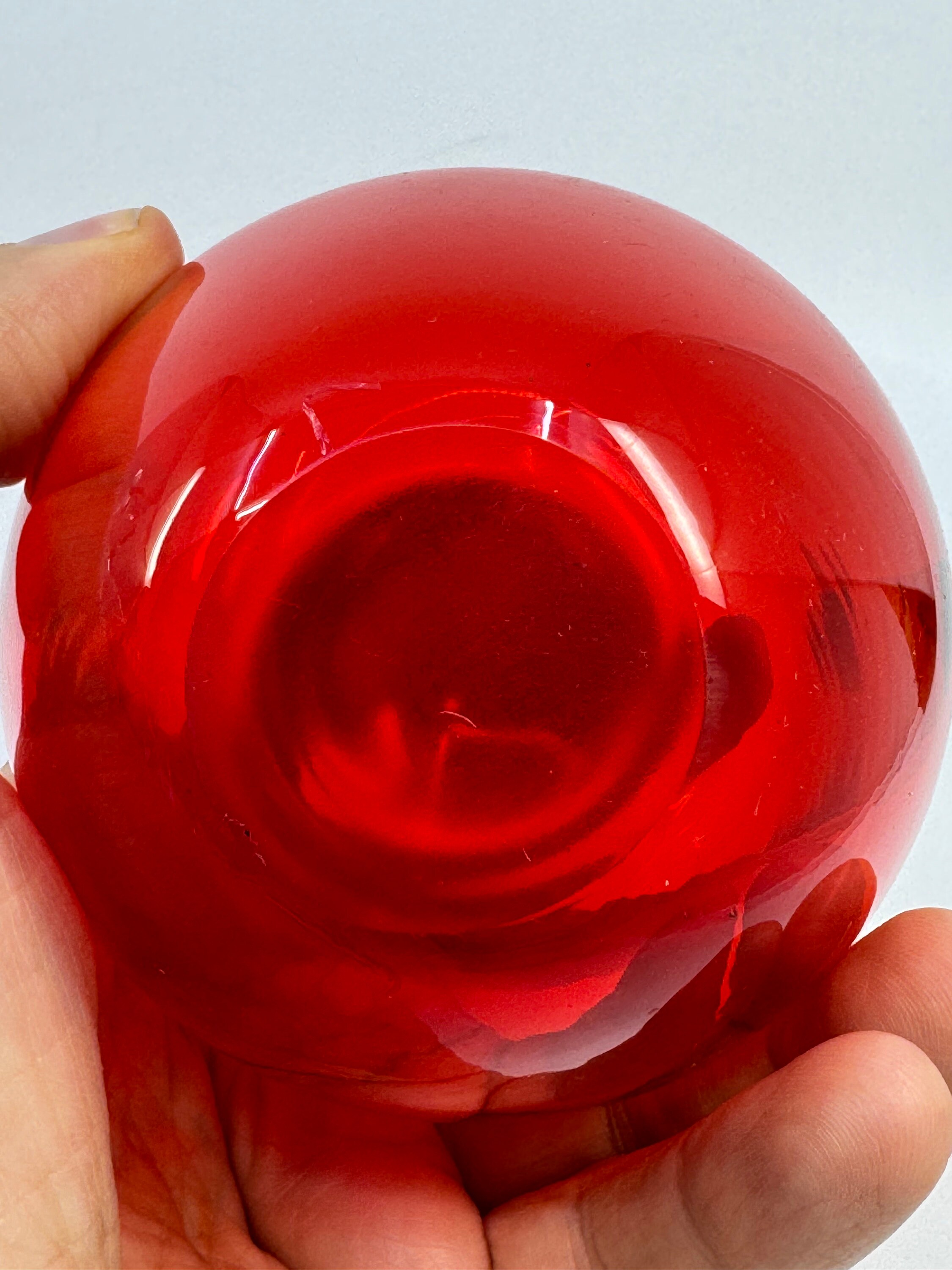 Beautiful Vintage Blenko Hand Blown Art Glass Red Apple Paperweight - Etsy