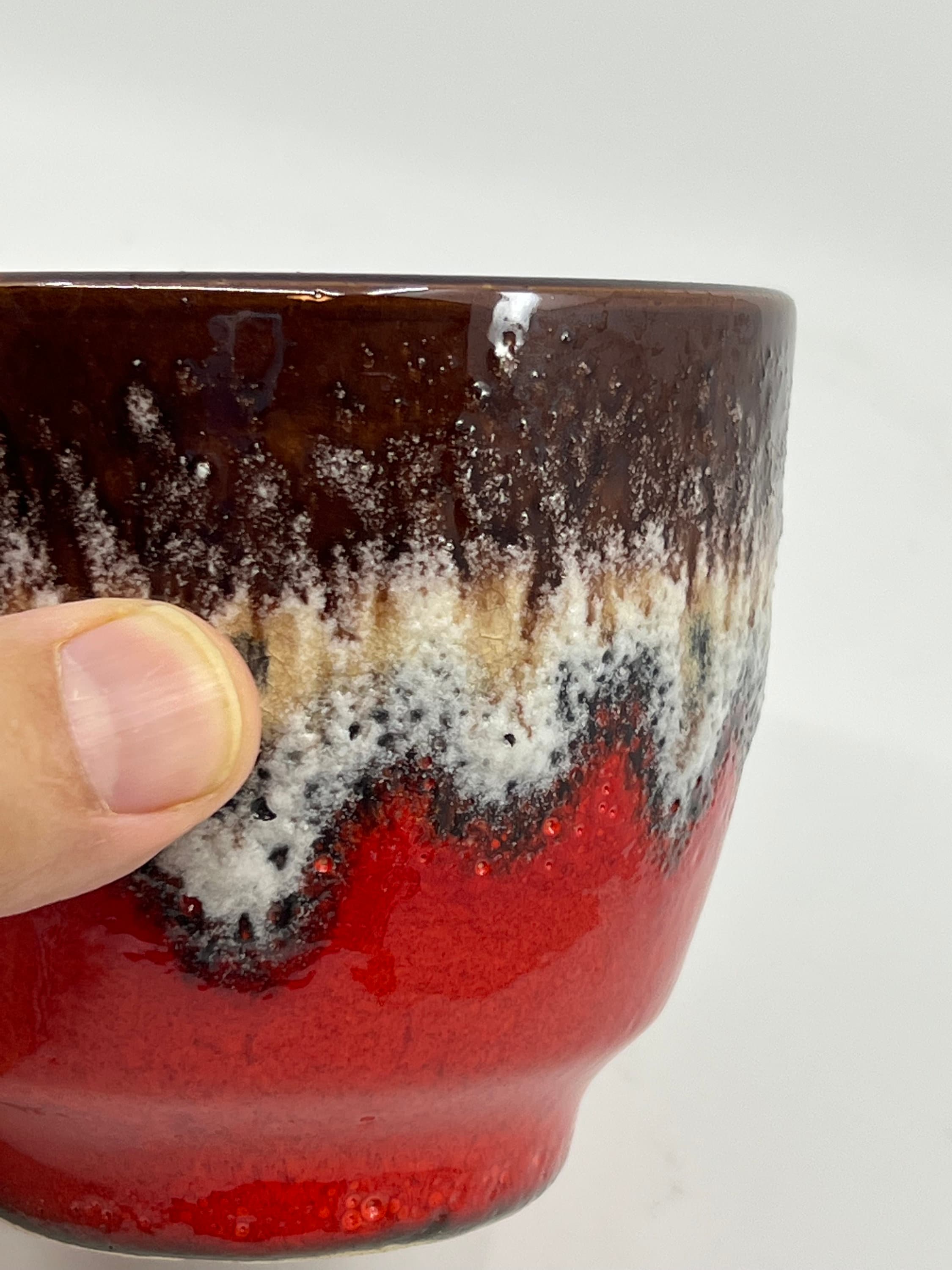 Mid Century BAY Keramik Fat Lava Pot From West Germany - Etsy