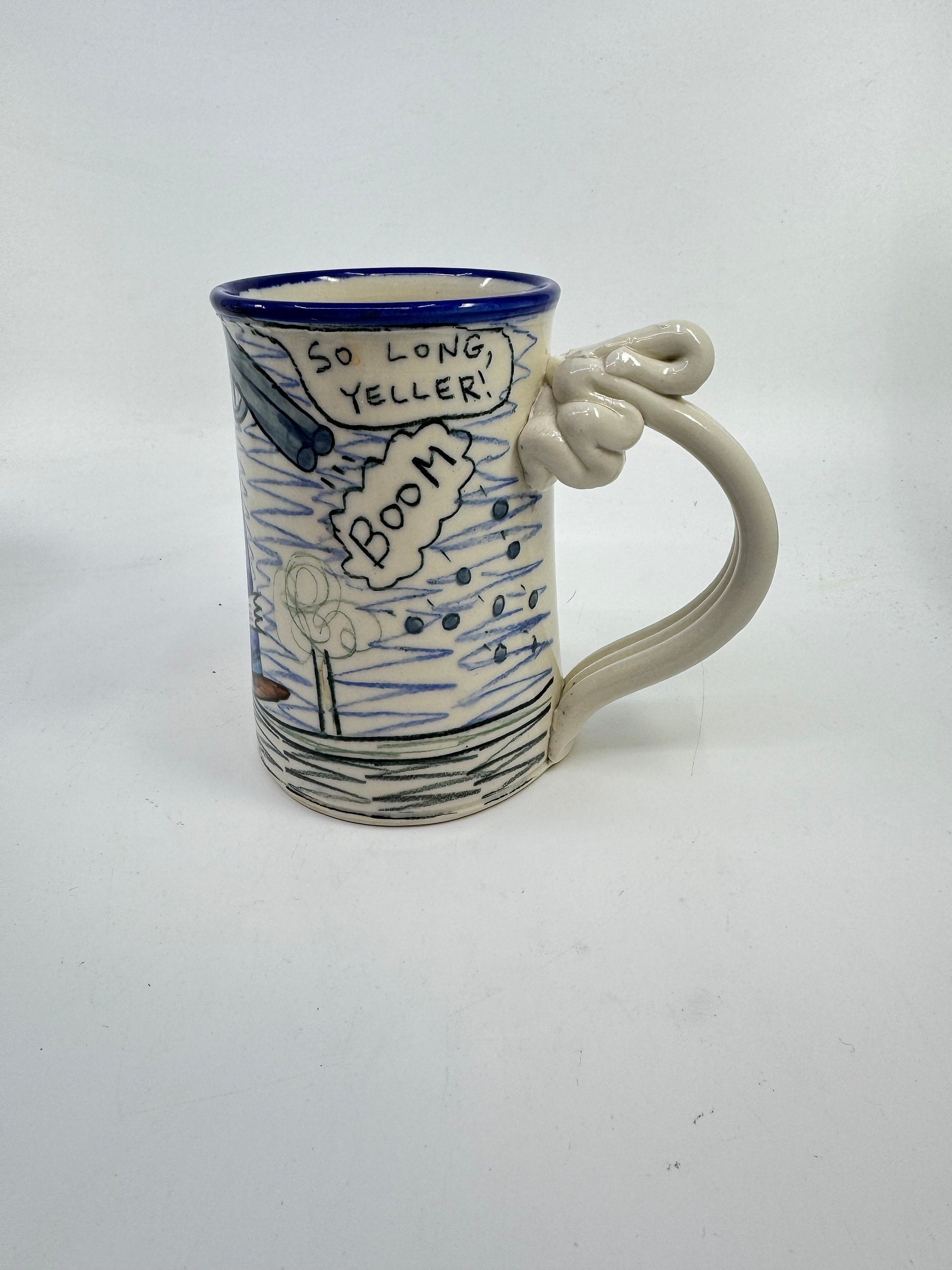 So Long Yeller & Bacon Wally Dog Tom Edwards Pottery Mug - Etsy