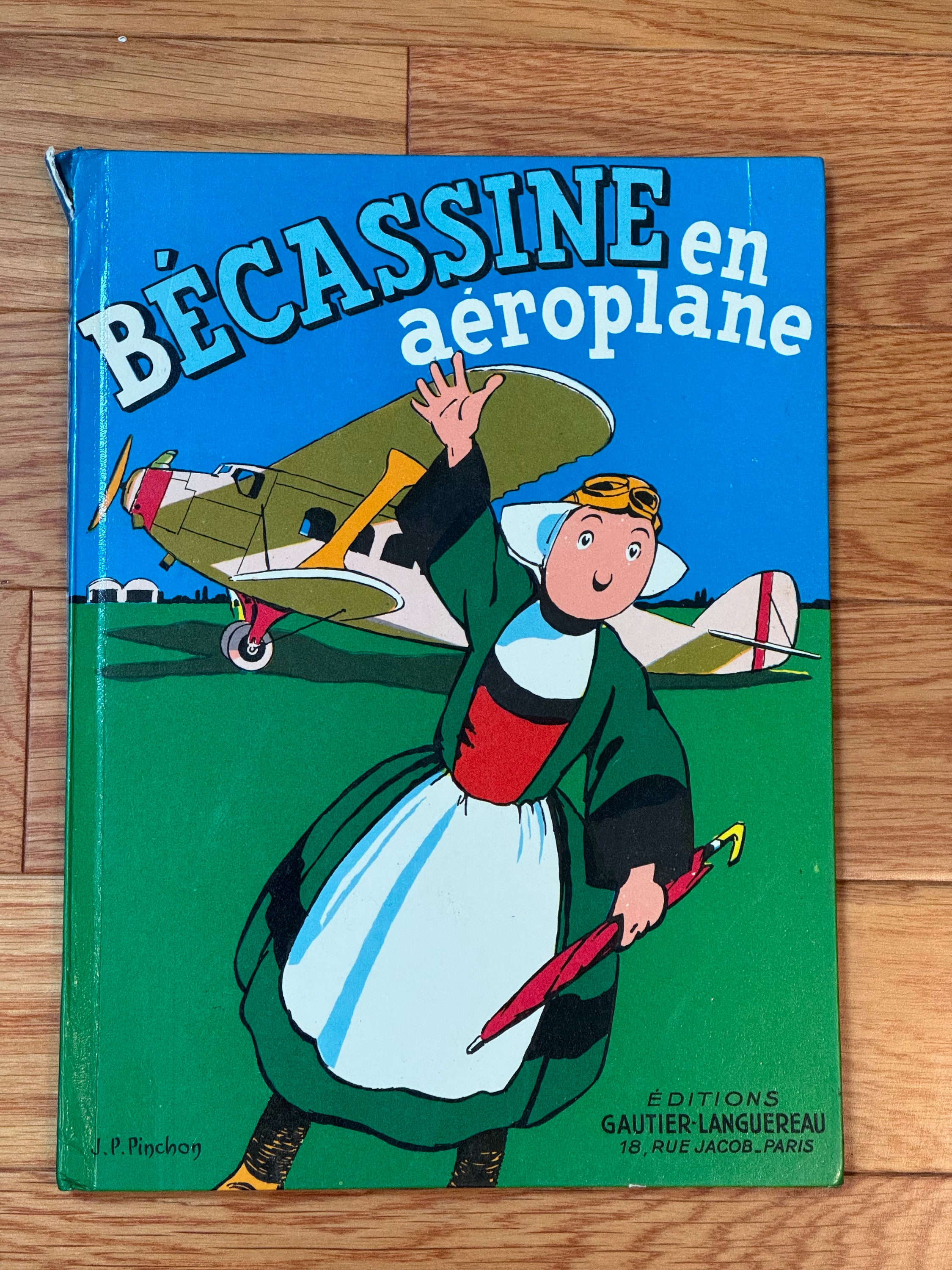 Becassine En Aeroplane Vintage Book - Etsy