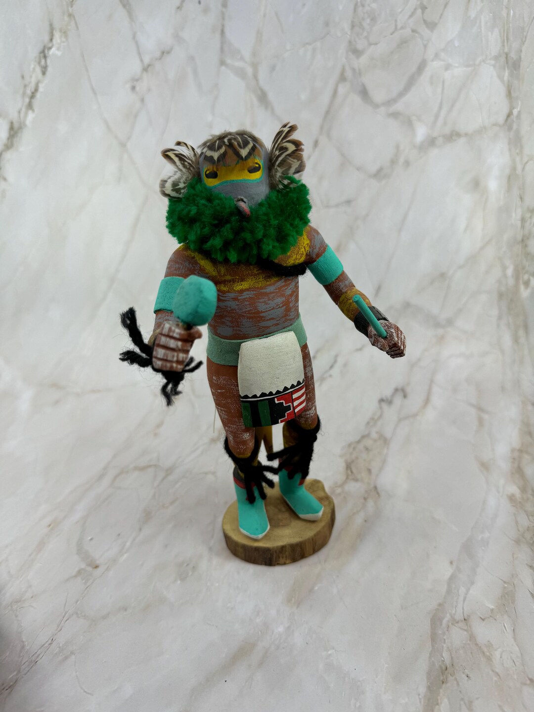 Rare Quail Runner Kachina Doll Blinden Harvey Polacca Arizona 1930's ...