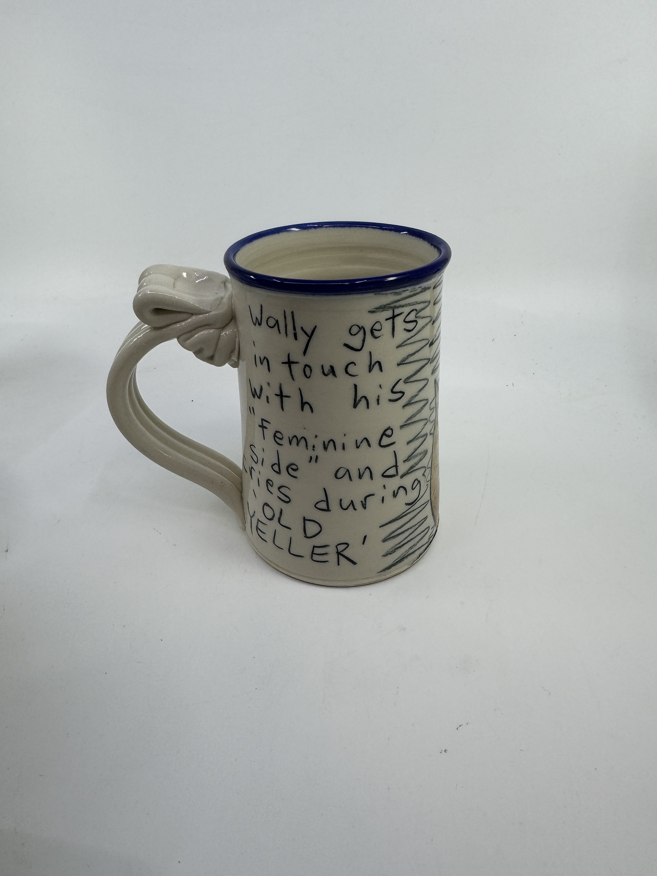 So Long Yeller & Bacon Wally Dog Tom Edwards Pottery Mug - Etsy