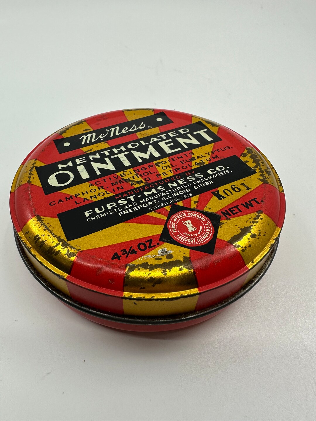 Vintage Collectible Menthol Ointment Tin - Etsy