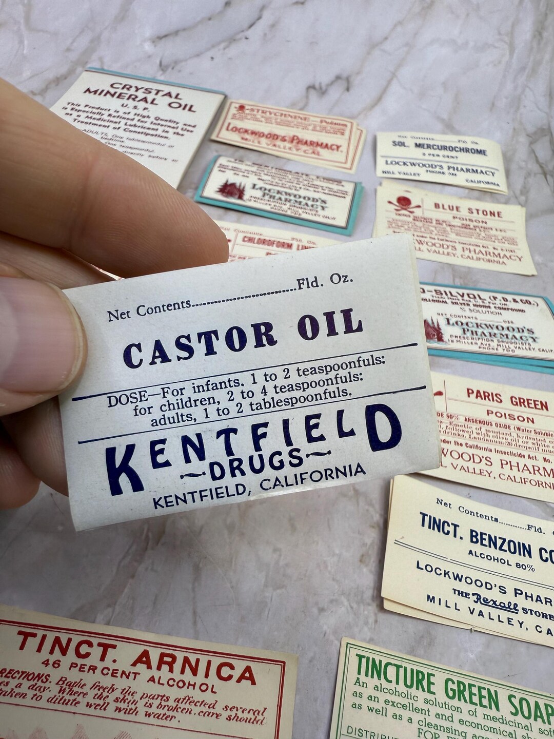 Lot of 40 Various Vintage Pharmacy Product Labels 1900 - Etsy