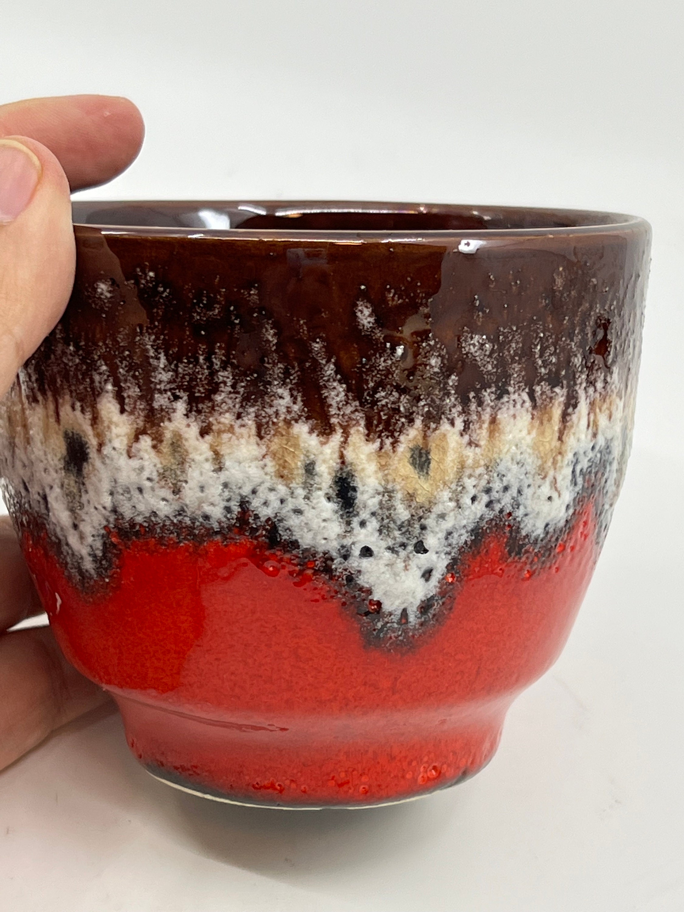 Mid Century BAY Keramik Fat Lava Pot From West Germany - Etsy