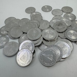 Lot of 60 Vintage Shell's Coin Game Coins - Mixed Lot - Etsy