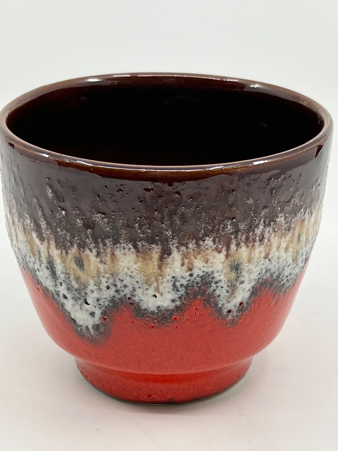 Mid Century BAY Keramik, Fat Lava Pot From West Germany - Etsy