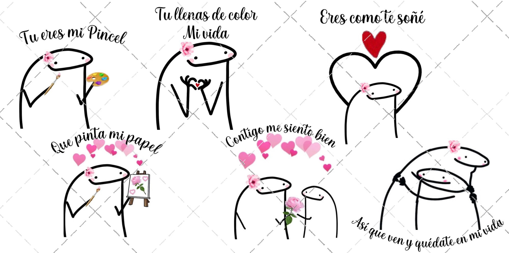 Flork Meme / tú eres mi pincel - Etsy México