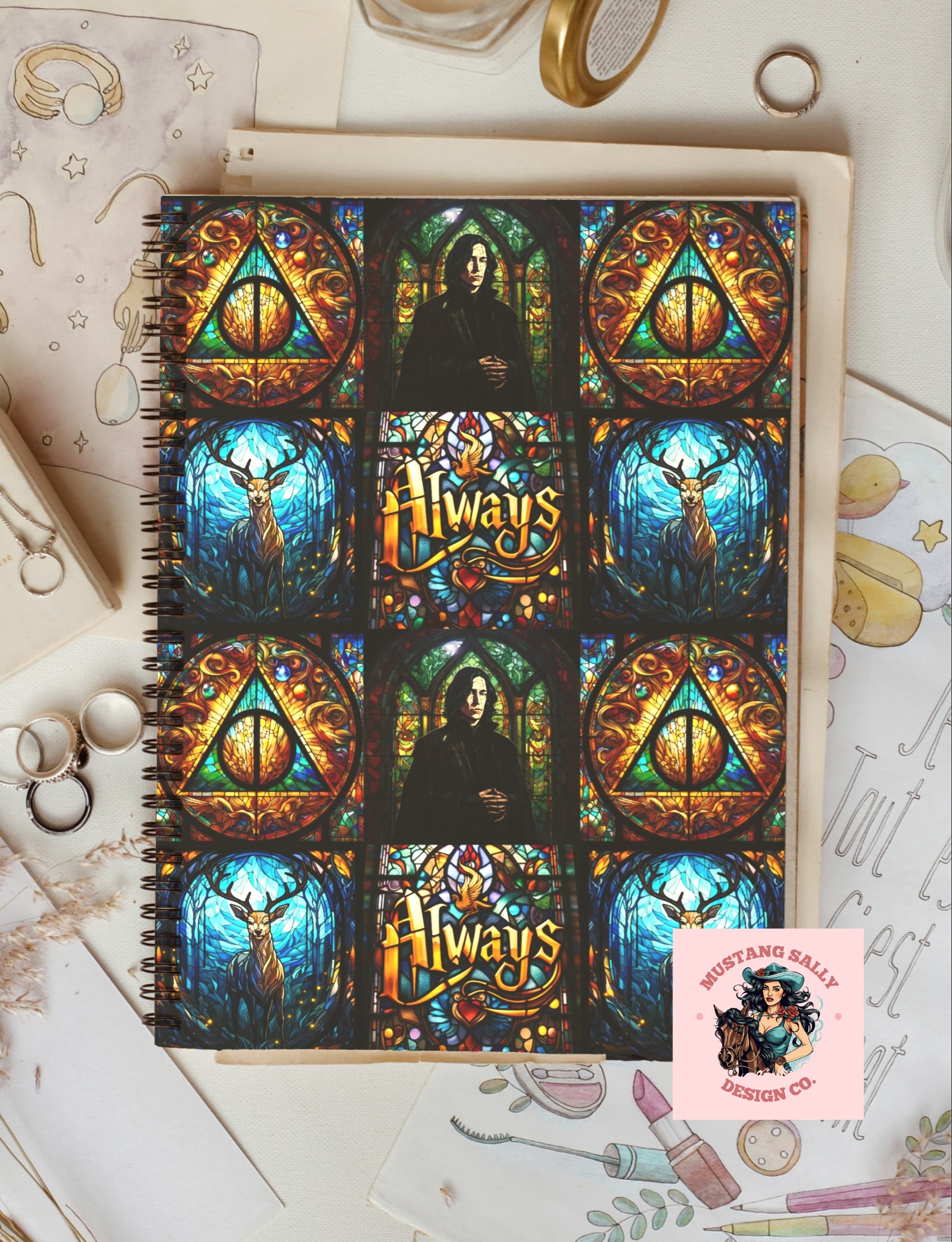 Wizard Boy Always Stained Glass Seamless Digital File - Etsy