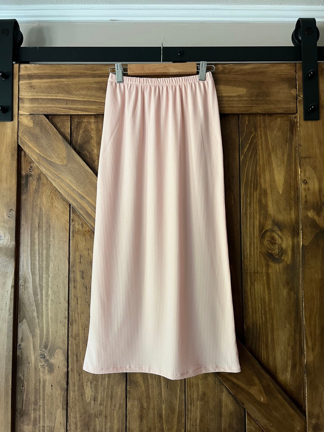 Girls Long Light Pink Straight Skirt - Etsy