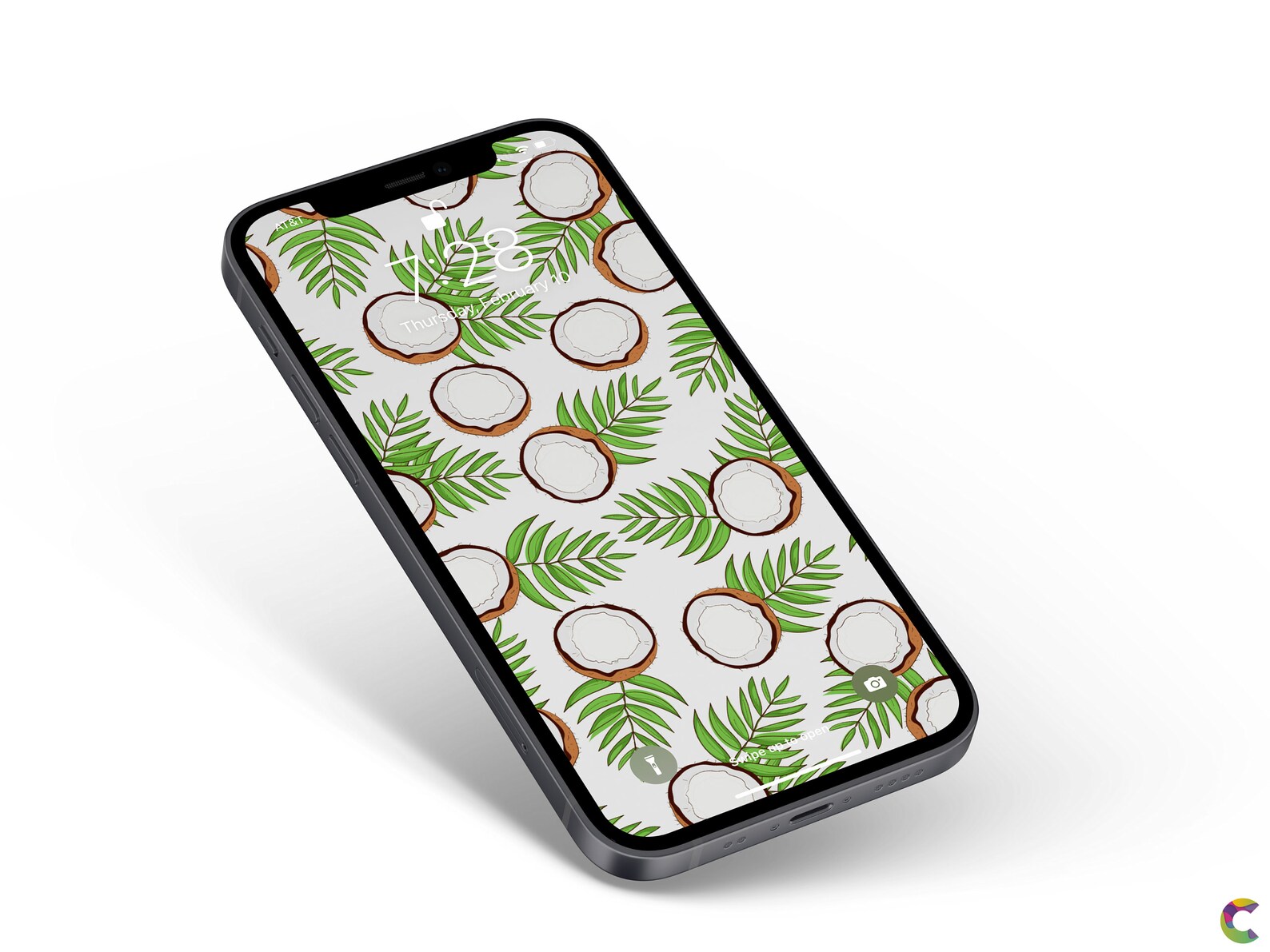 Coconut - Phone Background for iPhone / Android , Phone Background ...