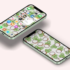 Coconut - Phone Background for iPhone / Android , Phone Background ...