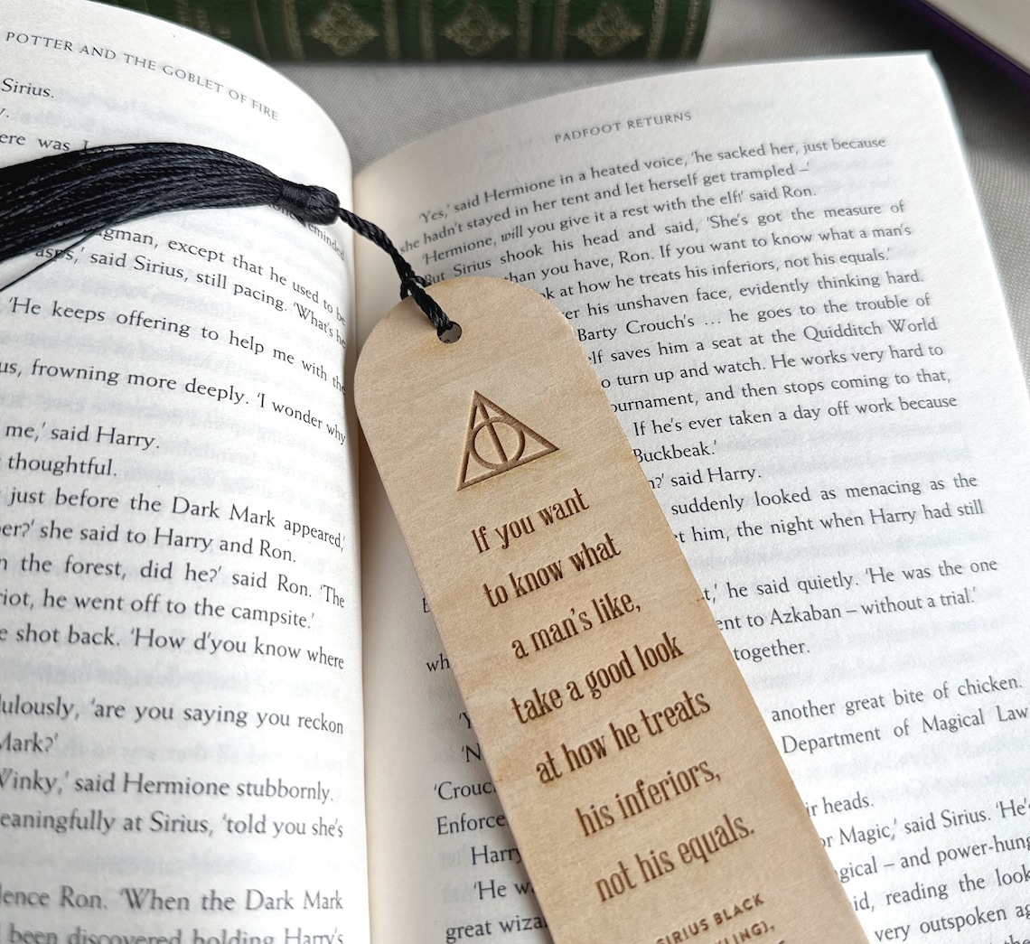 Laser Engraved Wooden Bookmarks - Etsy Australia