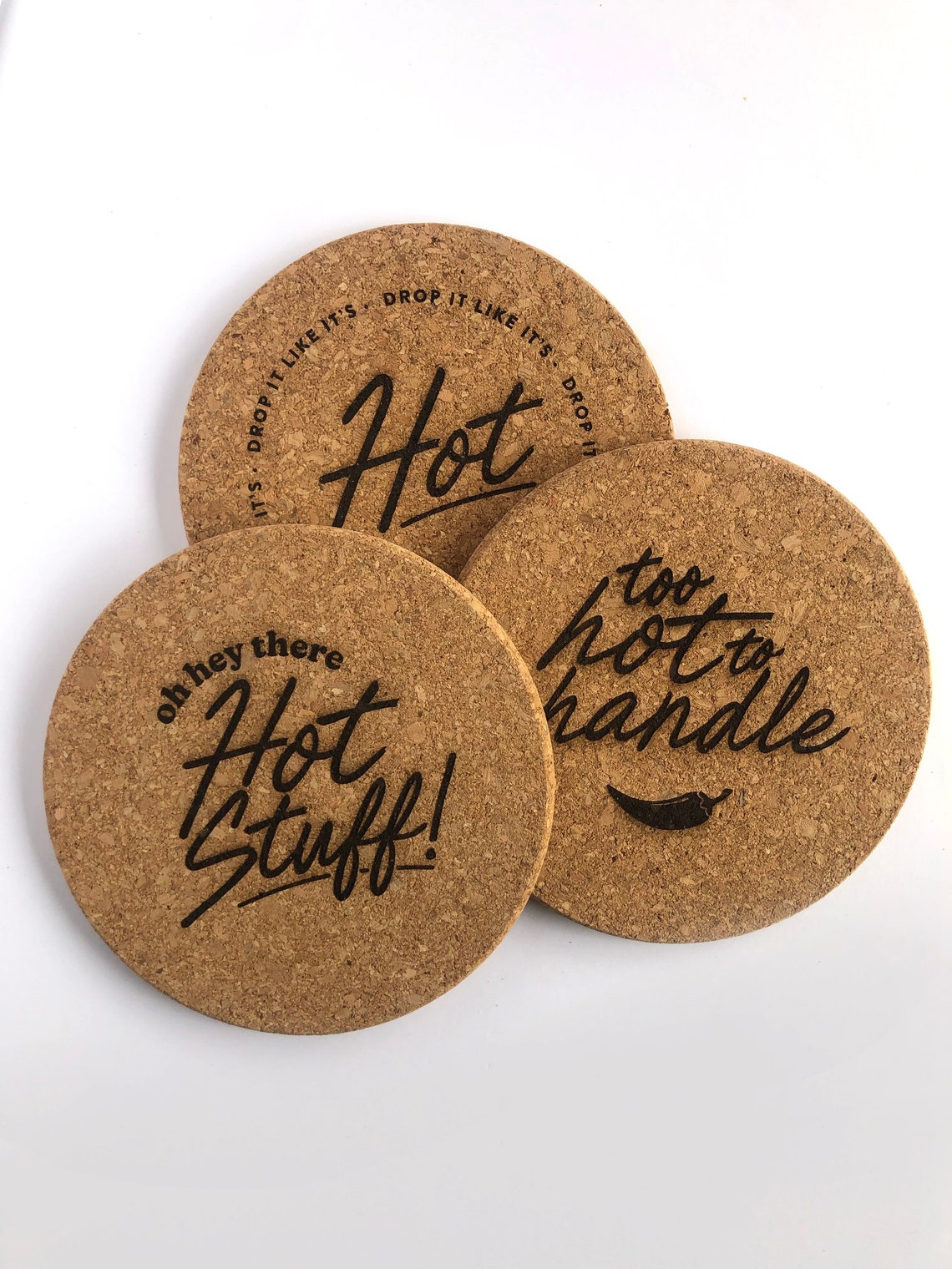 Laser Engraved Kitchen Pot Holders/trivets - Etsy