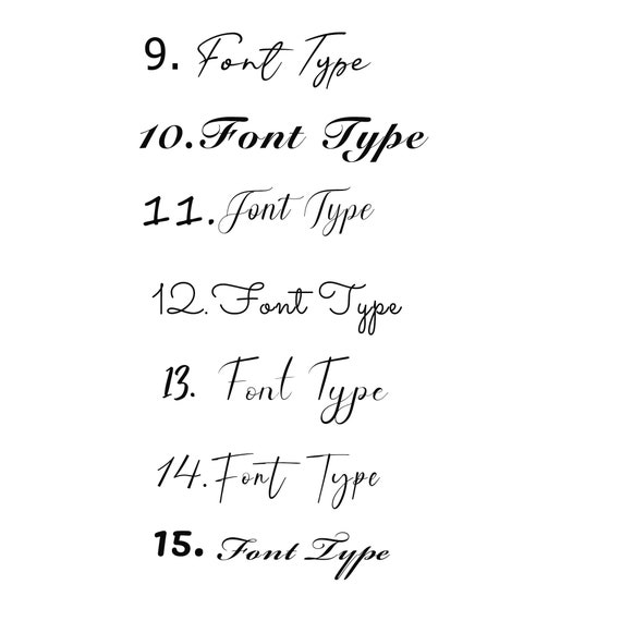Fancy Handwriting Tattoo Fonts