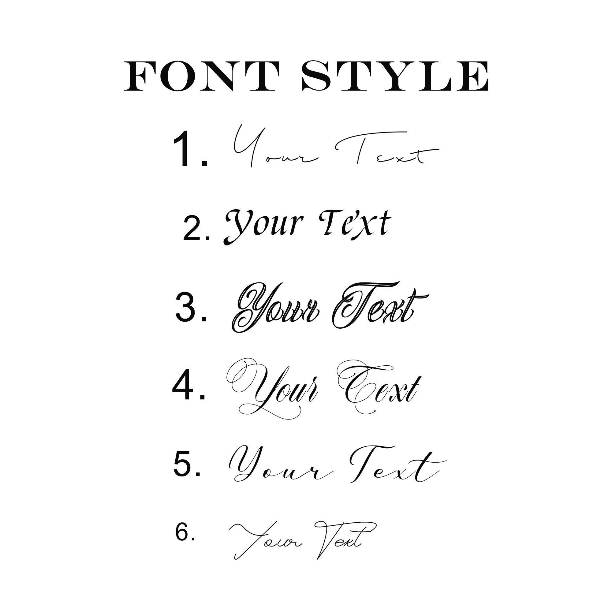 Fancy Handwriting Fonts For Tattoos