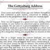 The Gettysburg Address Poster - Etsy