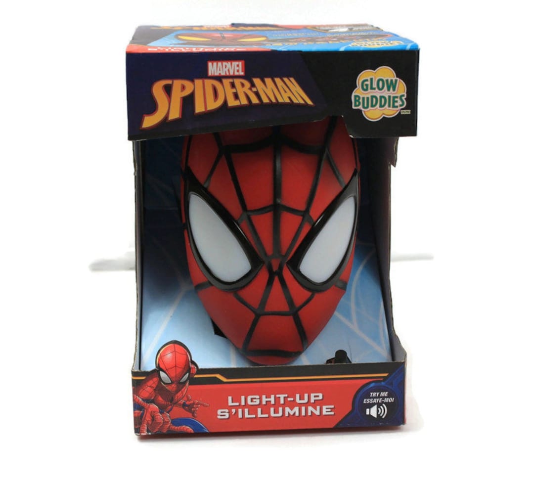 Spider-man Glow Buddy 4 Spidey Sayings LED Colour New - Etsy