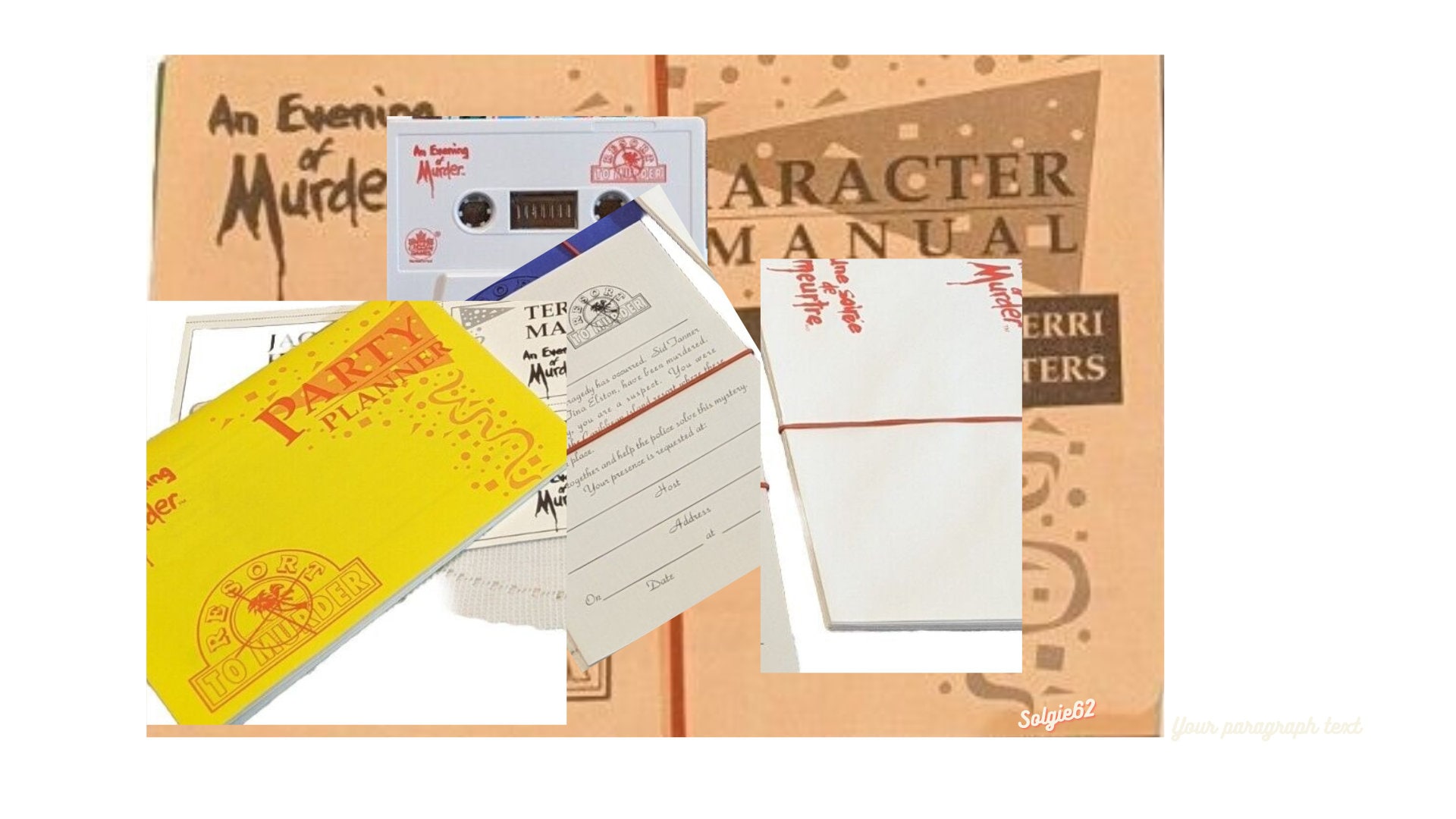 Max Haines an Evening of Murder Resort to Murder Halloween - Etsy