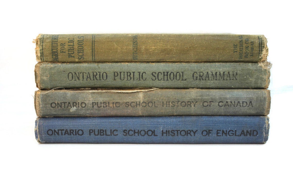 Vintage Books Total Ontario Public School, Gifts Holiday, Birthday ...