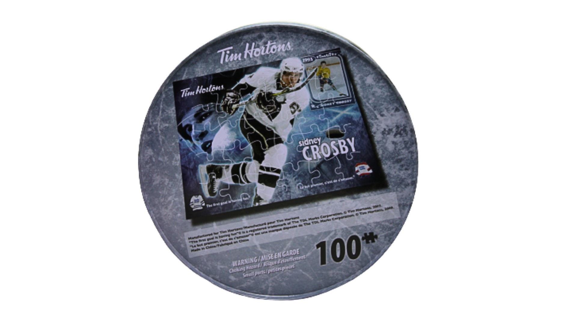 Tim Horton's Sidney Crosby Canned 100 Piece Jigsaw Puzzle - Etsy