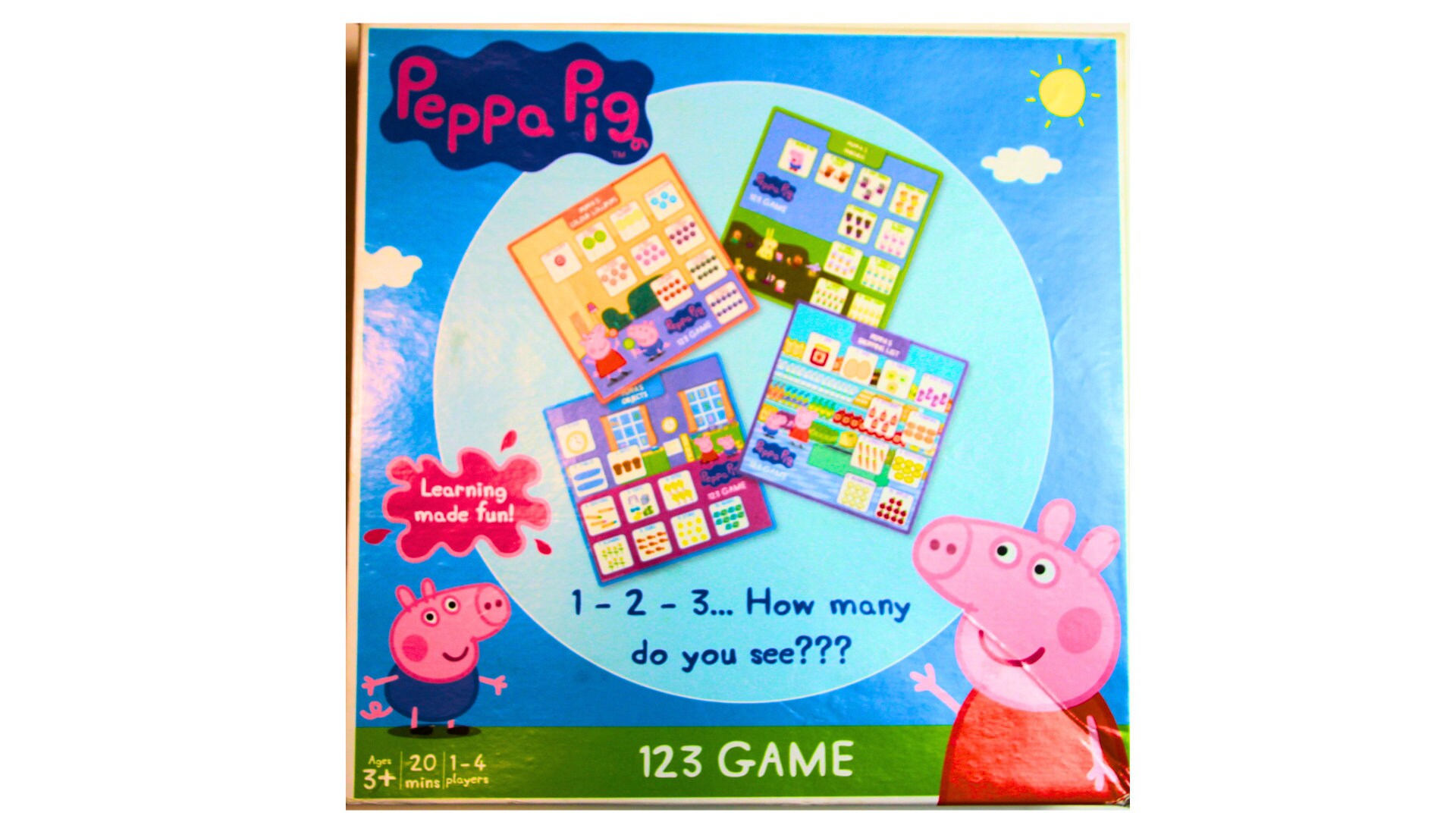 Funskool Peppa Pig 123 Game - Etsy