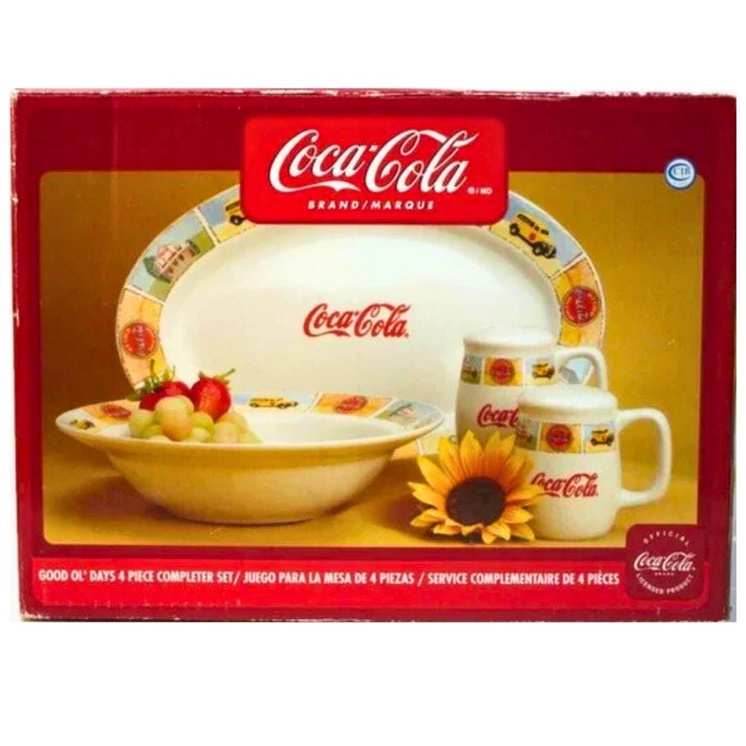 Vintage Coca Cola Good Ol Days 4 Piece Completer Set – Official Coke ...