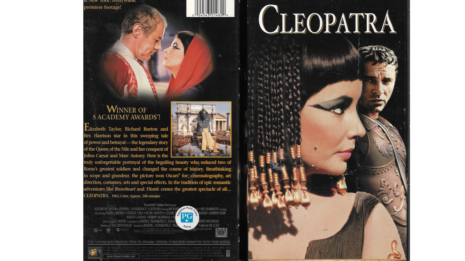 CLEOPATRA Vhs,2001,english,2 VHS Tapes-fold-out Coverpre-owned ...