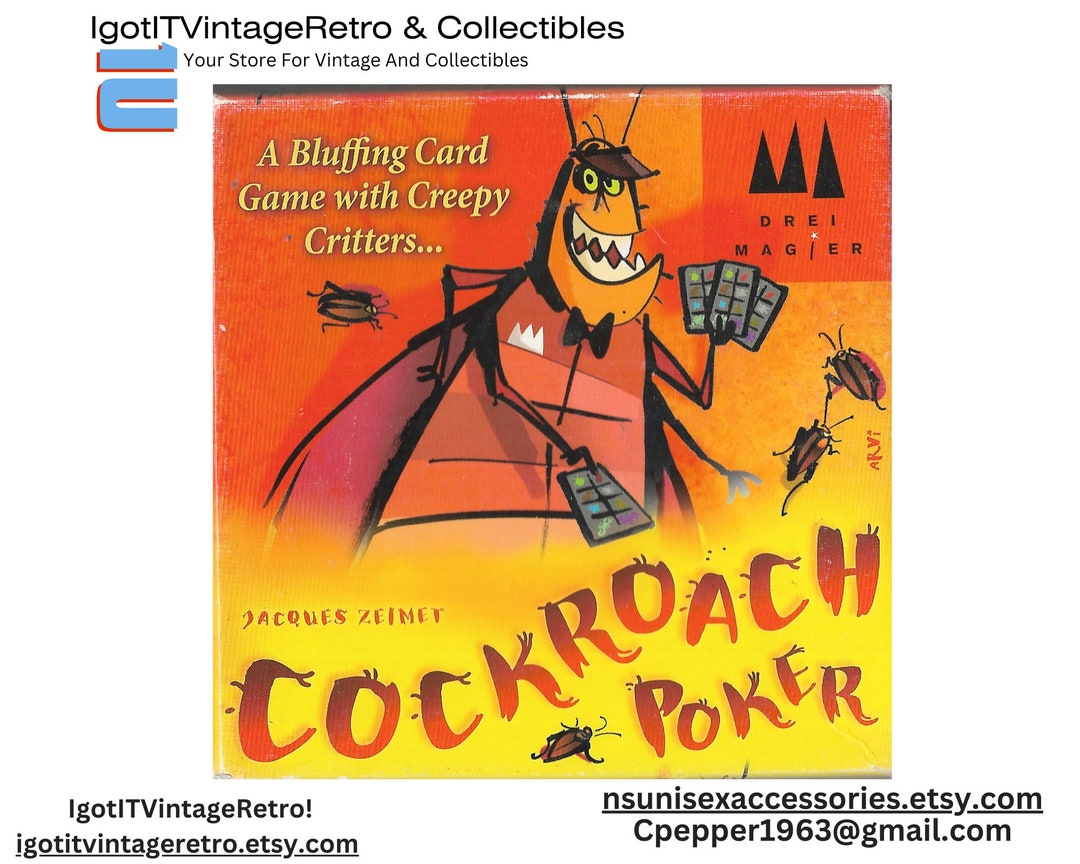 Cockroach Poker Card Game - Etsy