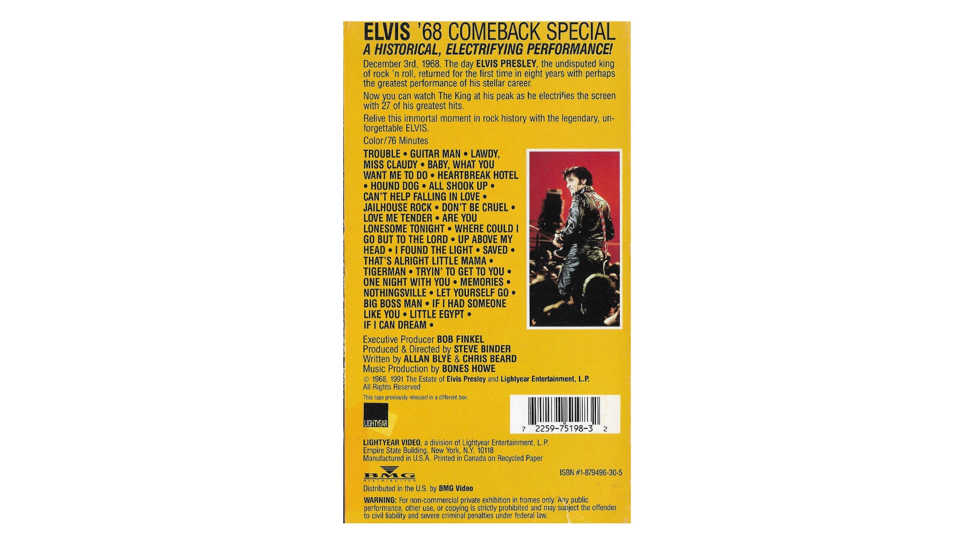 Elvis Presley Stay Away, Joe VHS, 1997, Includes Theatrical Trailer New ...