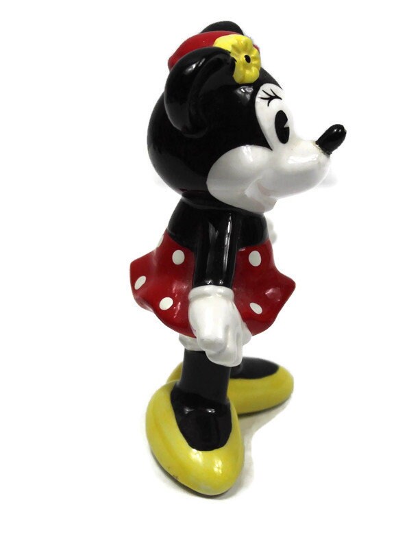 Vintage Disney Minnie Mouse Porcelain Figurine Pre-owned - Etsy
