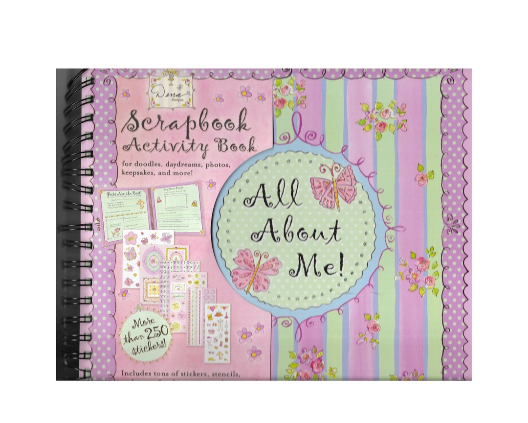 All About Me Scrapbook Activity Book More Than 250 Stickers - Etsy
