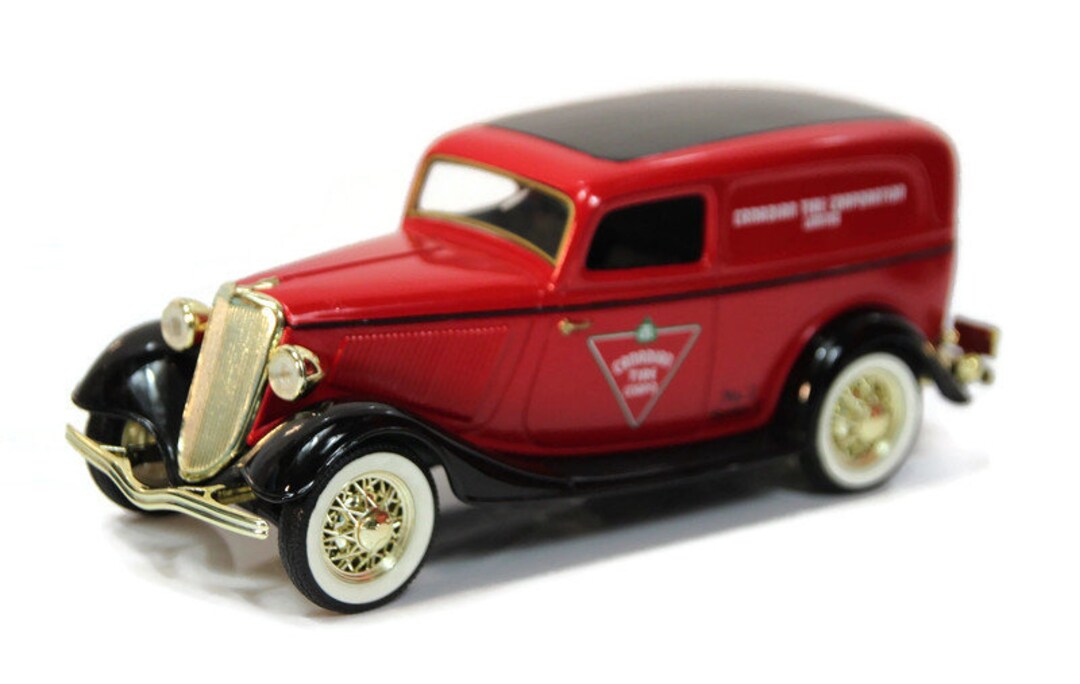 Ford 1934 Delivery Van Toy Model Car Die-cast Metal Bank No.2, Series.2 ...
