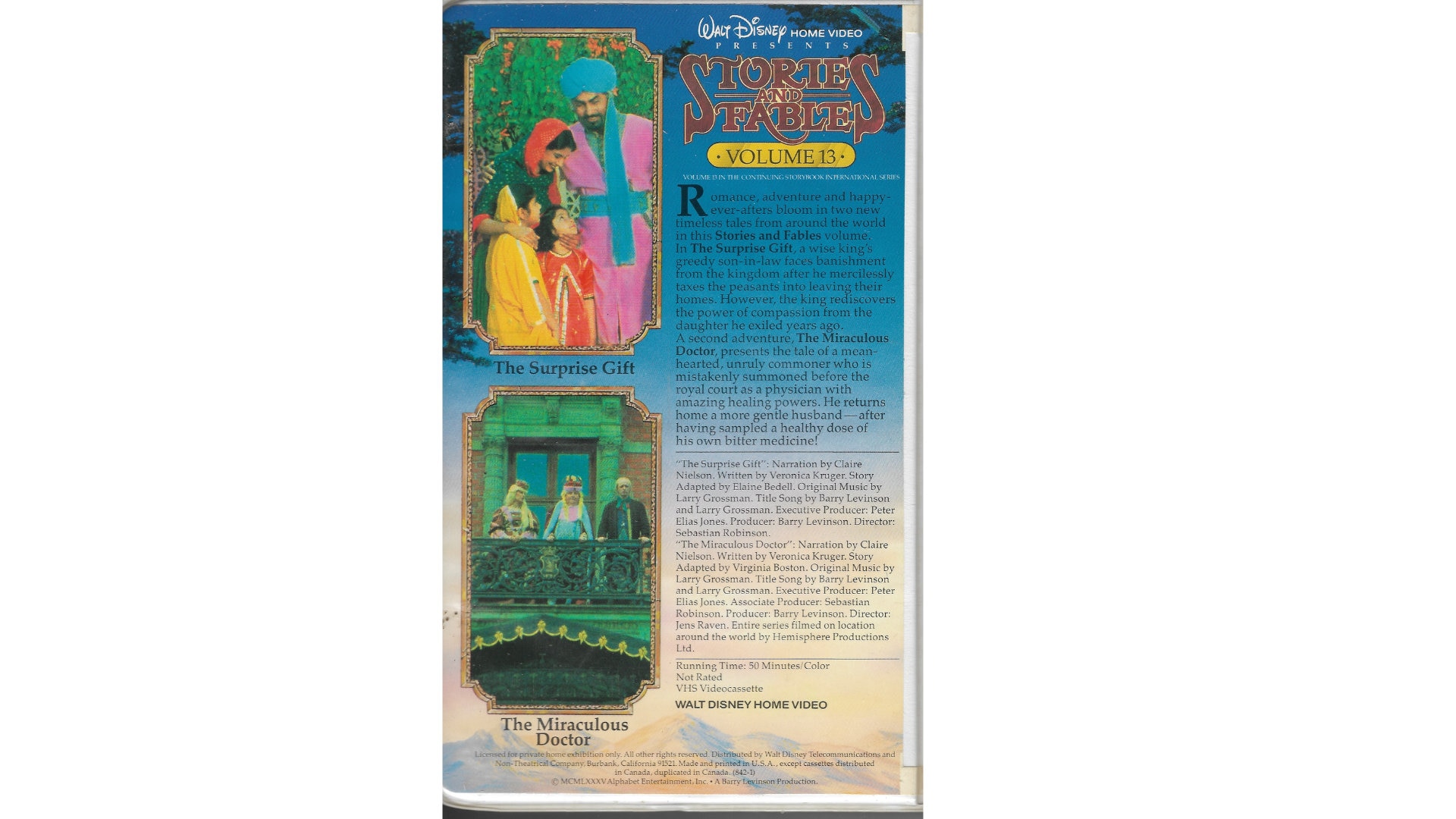 Walt Disney Stories and Fables Vol 13 VHS - Etsy