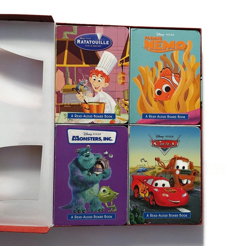 Disney/pixar Read Aloud Board Book Collection - Etsy