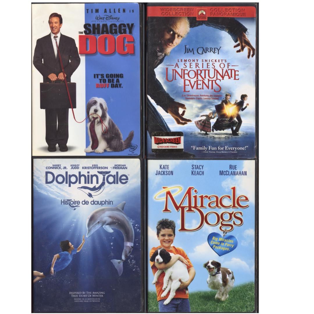 4 Assorted Movies Dvds Like New Condition - Etsy